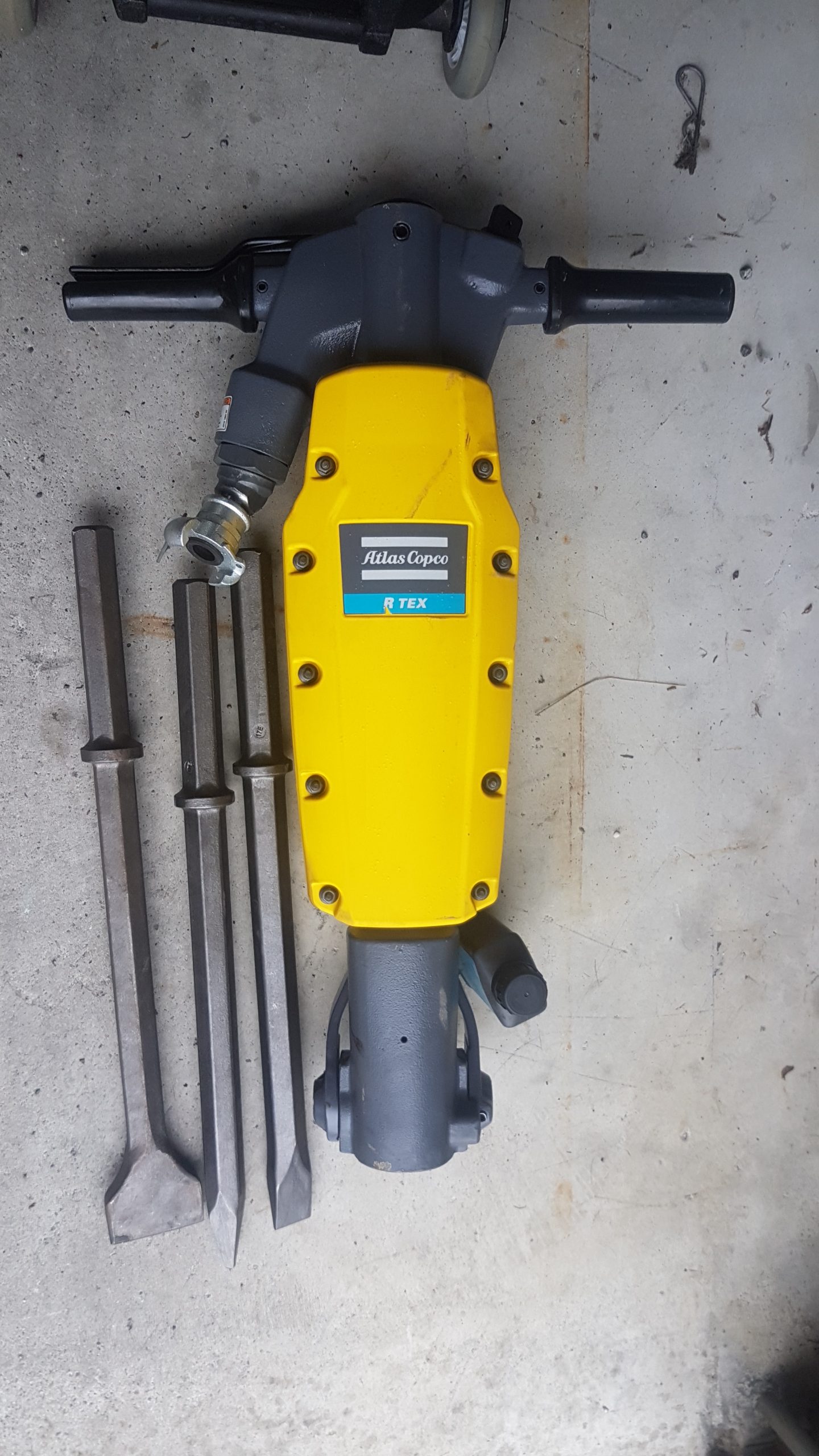 Atlas Copco RTEX rock breaker - 2 Tyre Tracks and Hire